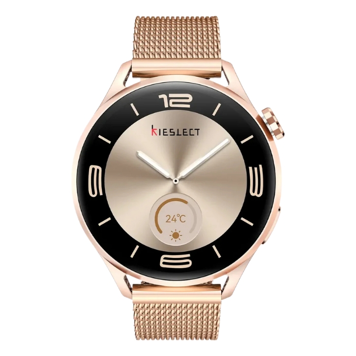 Combo SmartWatch Kieslect Lora Reno 3 42mm Dorado + SmartWatch Kieslect Kr Ultra3 46mm Blanco ...